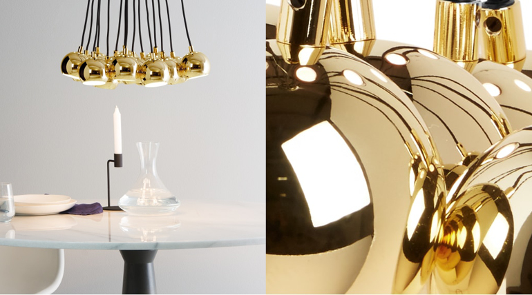Maak een statement met deze messing hanglamp - INTERIOR JUNKIE